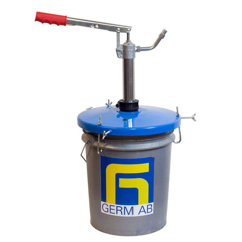 Påfyllningspump fettspruta lösfett 16-20 kg:s förp – Germ