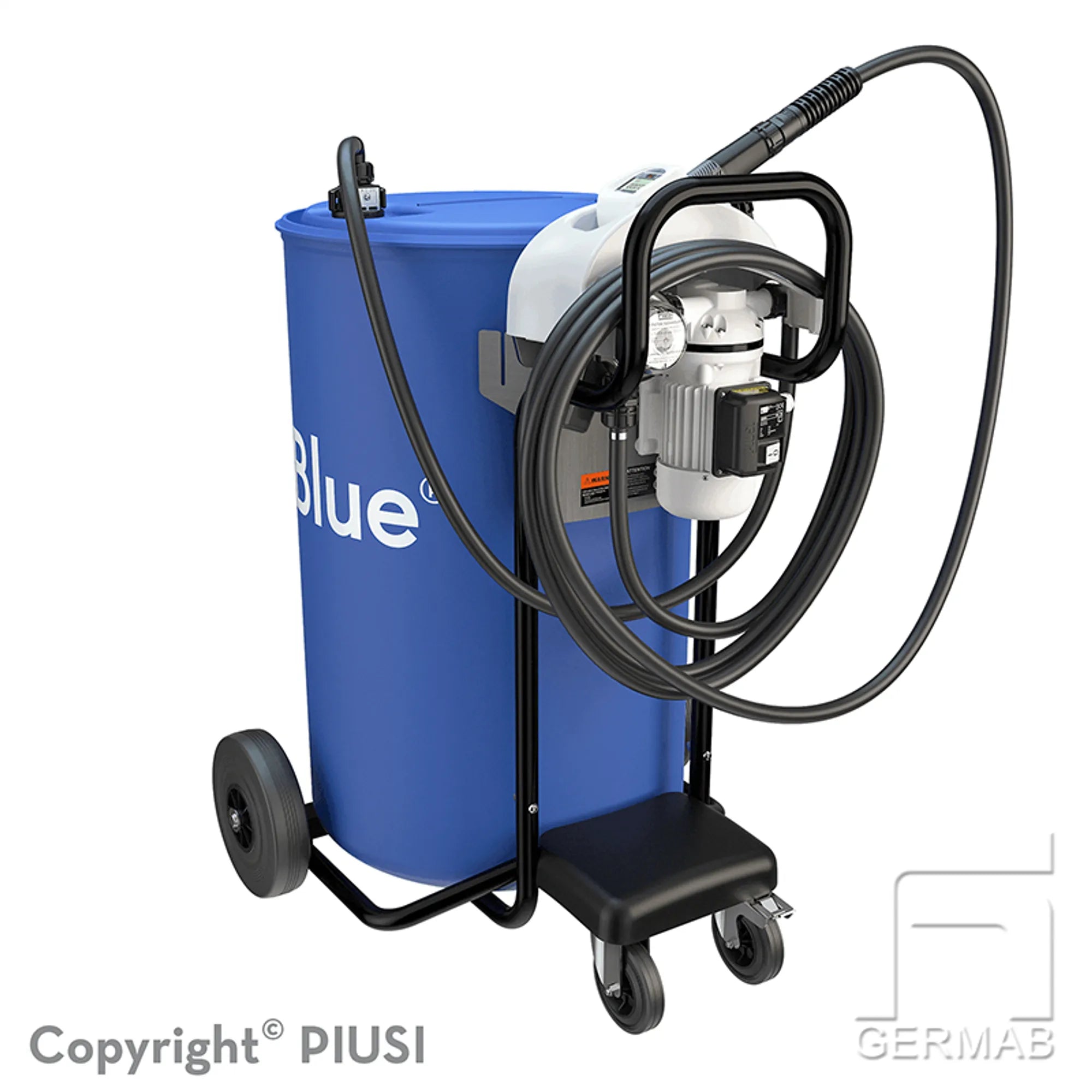 Urea/AdBlue vagn 200 liter 230 V pump – Germ